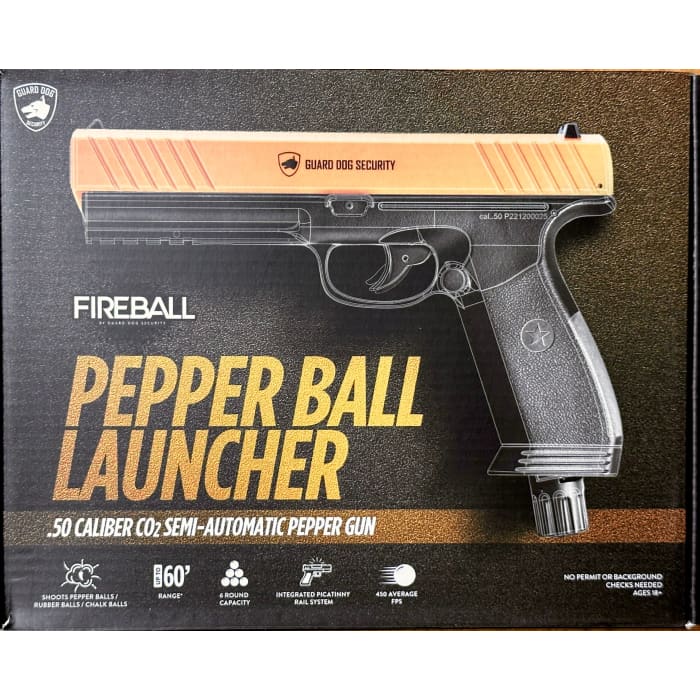 Pellet-Guns.com - Guard Dog Fireball Pepper Gun Launcher Kit
