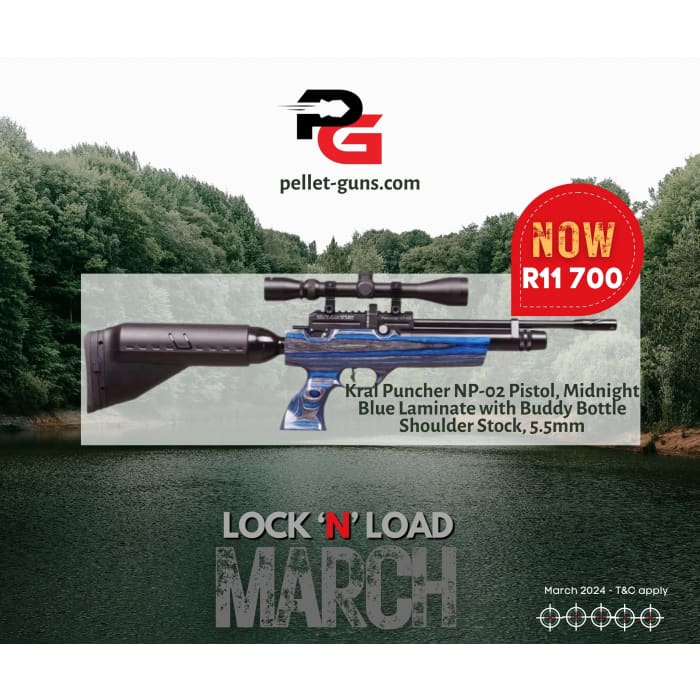 Pellet-Guns.com - Kral Puncher NP-02 Pistol Midnight Blue
