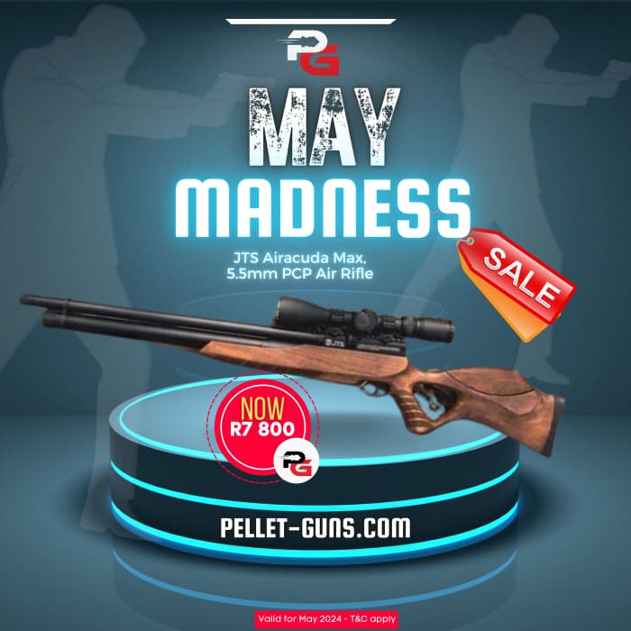 JTS Airacuda Max, 5.5mm PCP Air Rifle – Pellet-Guns.com