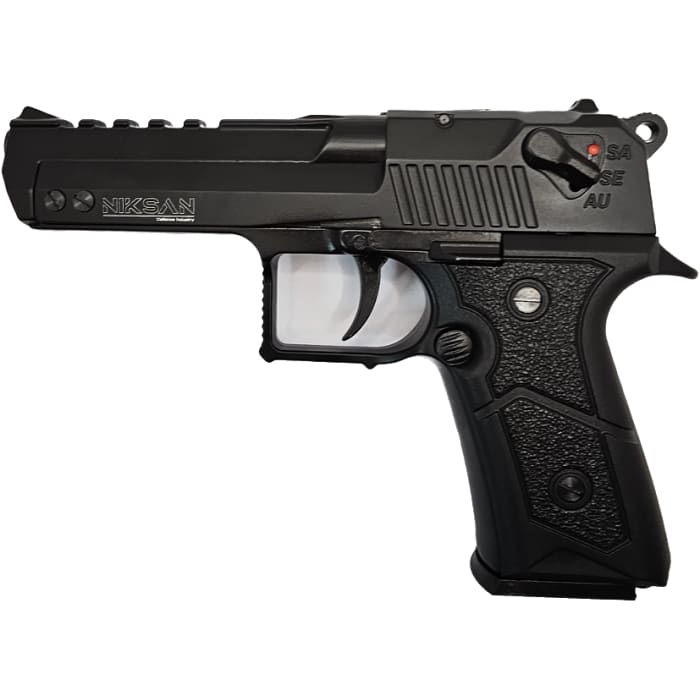 Niksan BP44 Blank Firing Pistol 9mm P.A.K - Black – Pellet-Guns.com