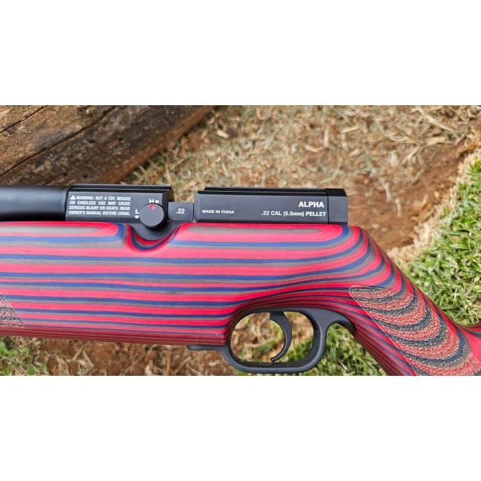 Pellet-Guns.com - NOVA VISTA HP900 RED AND BLUE LAMINATE