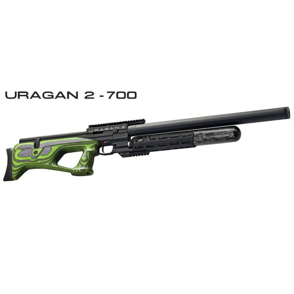 Uragan 2 PCP Air Rifle Green Laminate – Pellet-Guns.com