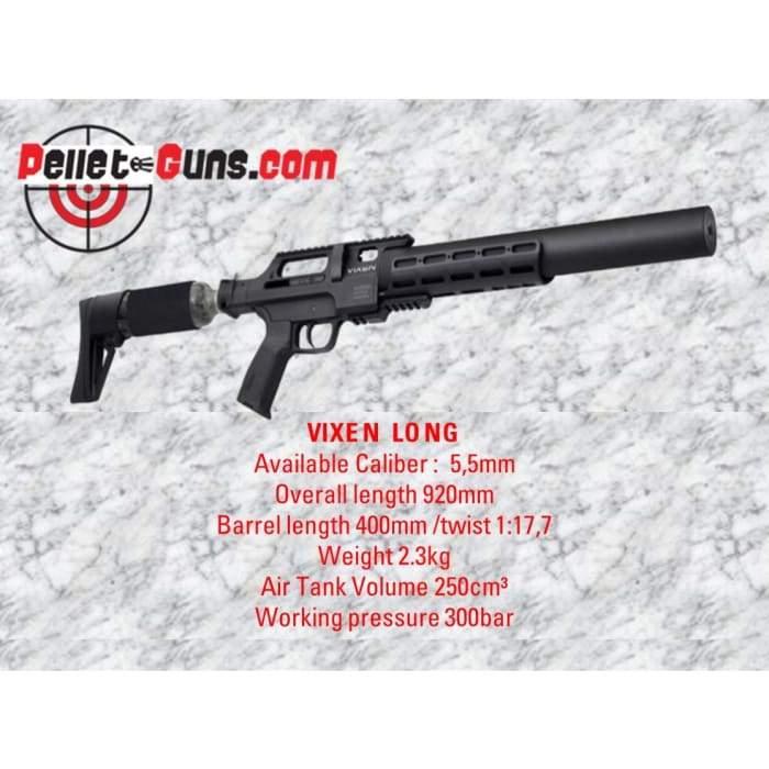 Vixen PCP Rifle Long 5.5mm – Pellet-Guns.com