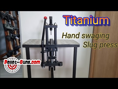 Titanium Die Set for Hand Swaging Hollow Point Slugs 6.35mm – Pellet ...